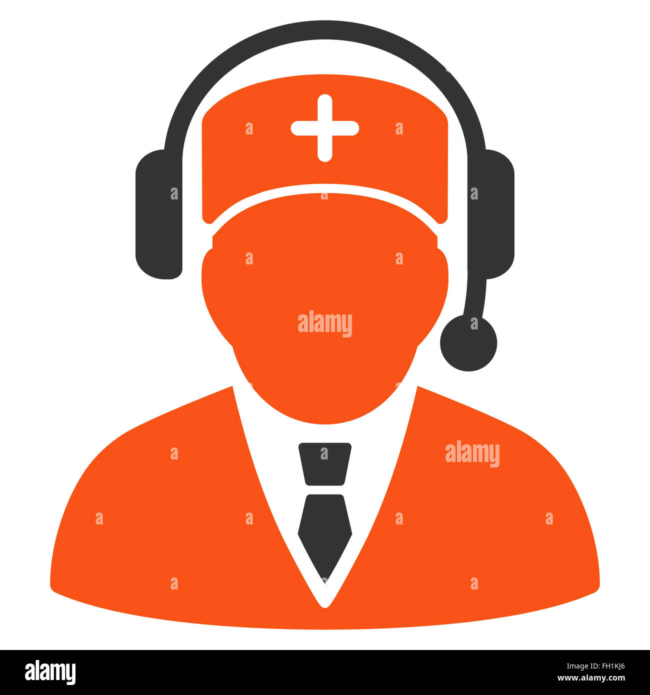 Emergency Manager Icon Stock Photo - Alamy