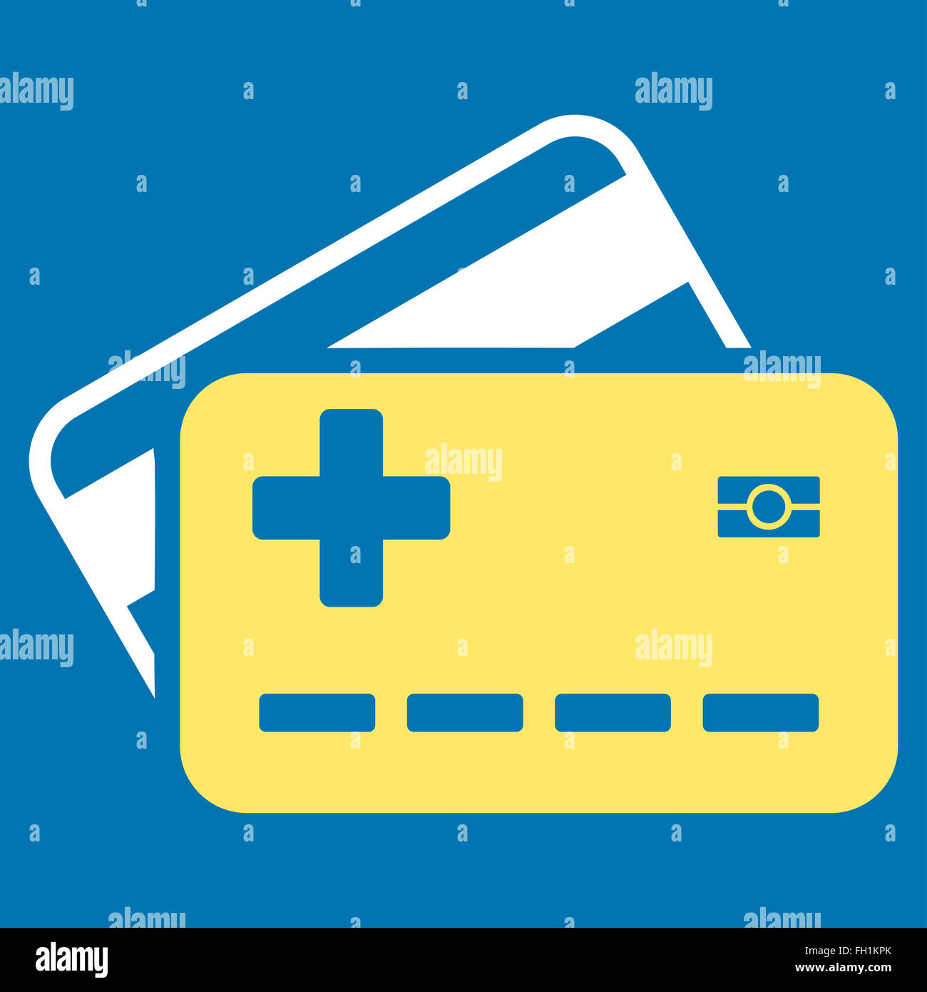 Medical Insurance Cards Icon Stock Photo - Alamy