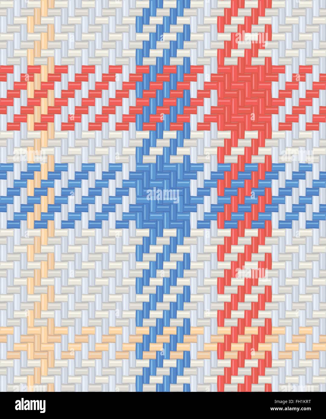 Red crisscross pattern Stock Vector Images - Alamy