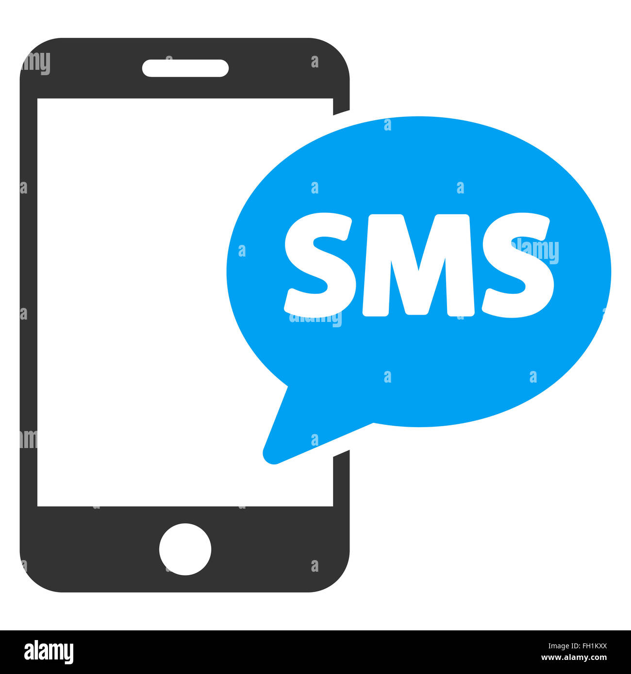 Phone Sms Icon Stock Photo - Alamy