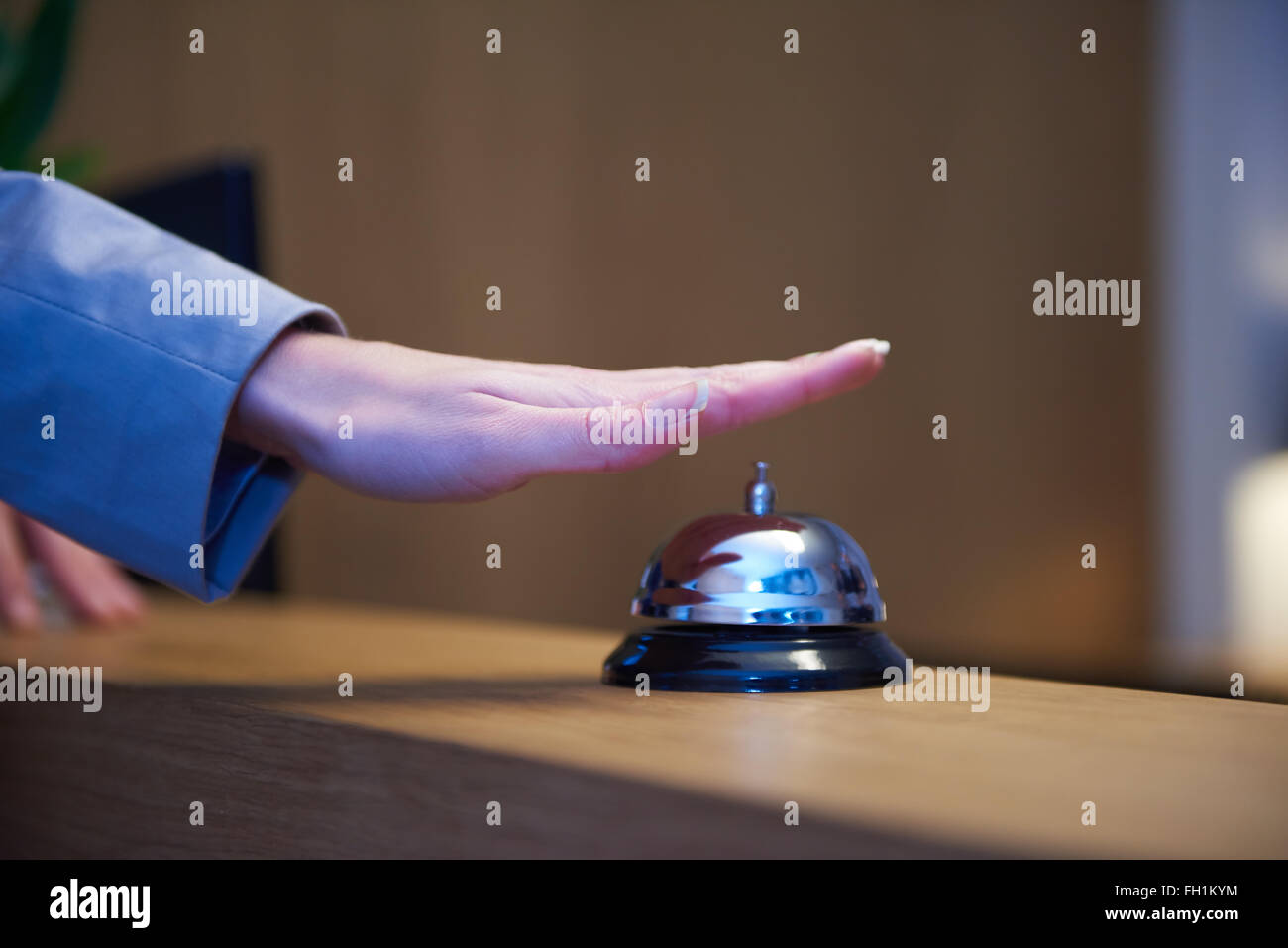 hotel reception bell Stock Photo - Alamy