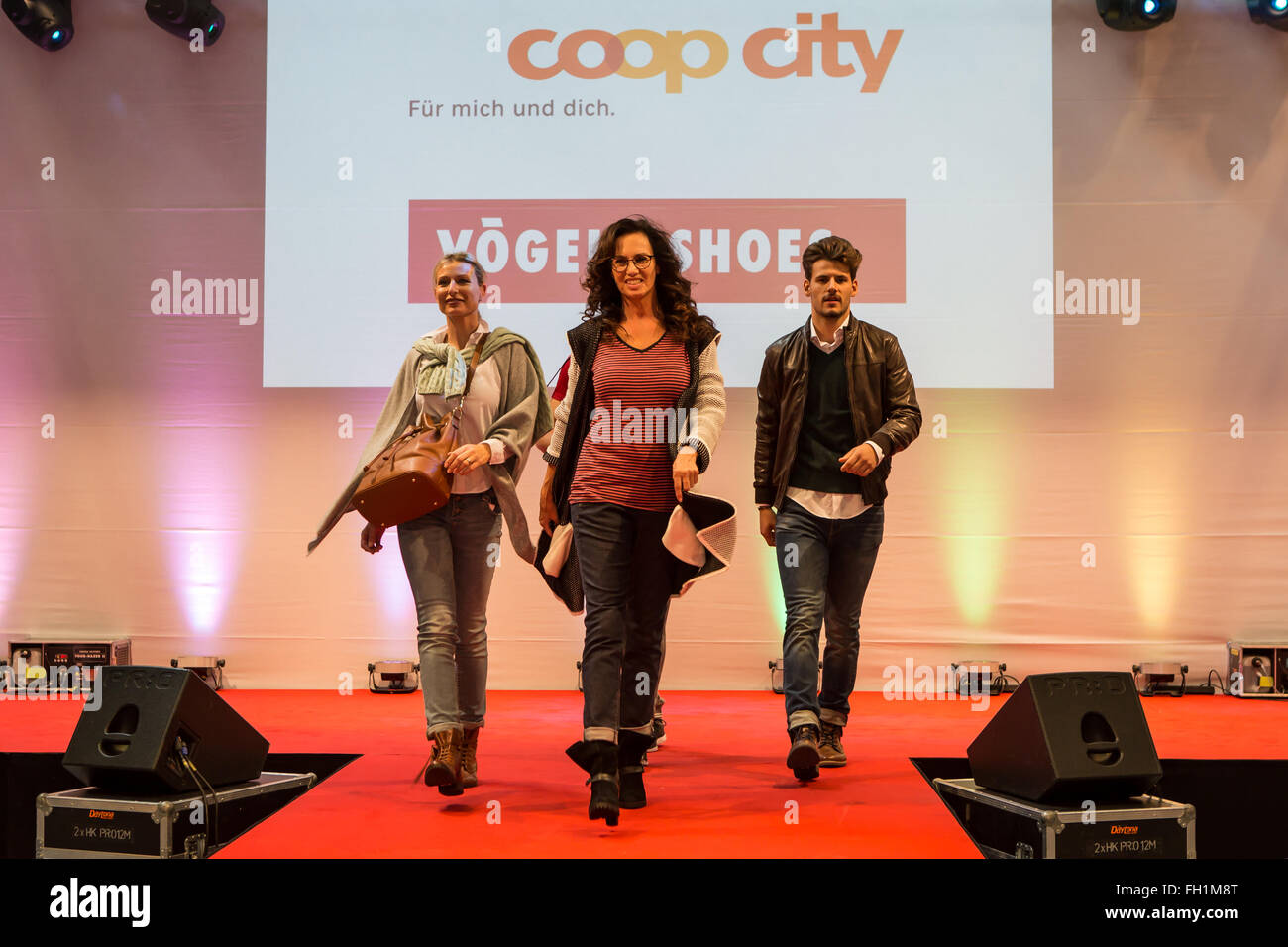 Fashion Show in Pilatusmarkt in Kriens, Lucerne, S Stock Photo - Alamy