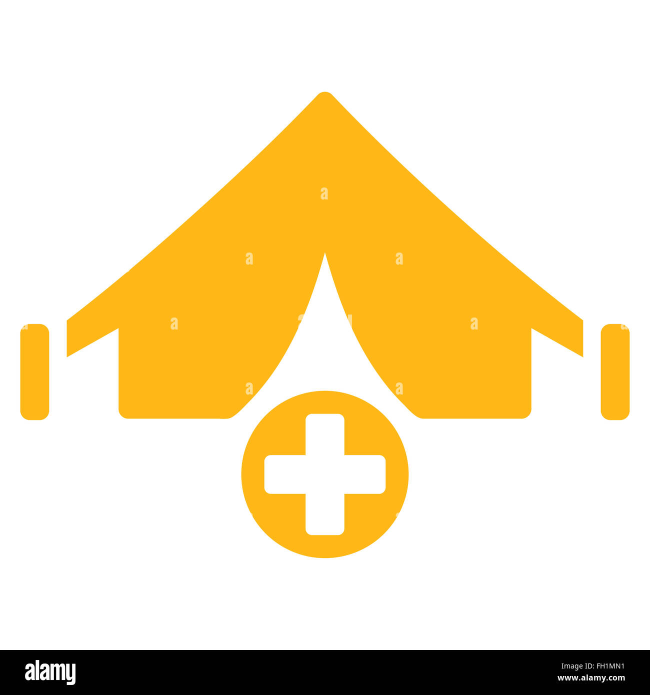 Field Hospital Icon Stock Photo - Alamy