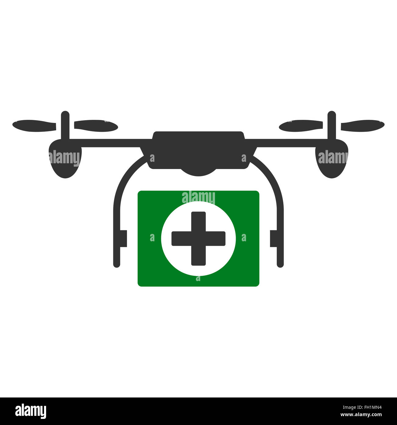 Medical Drone Icon Stock Photo - Alamy