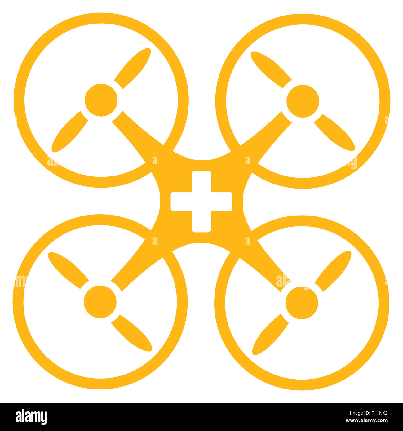 Medical Drone Icon Stock Photo - Alamy