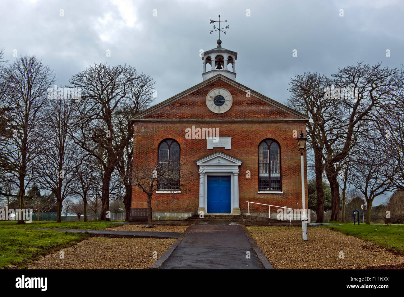 St. Luke's Church (1762) within the Royal Hospital Haslar complex ...
