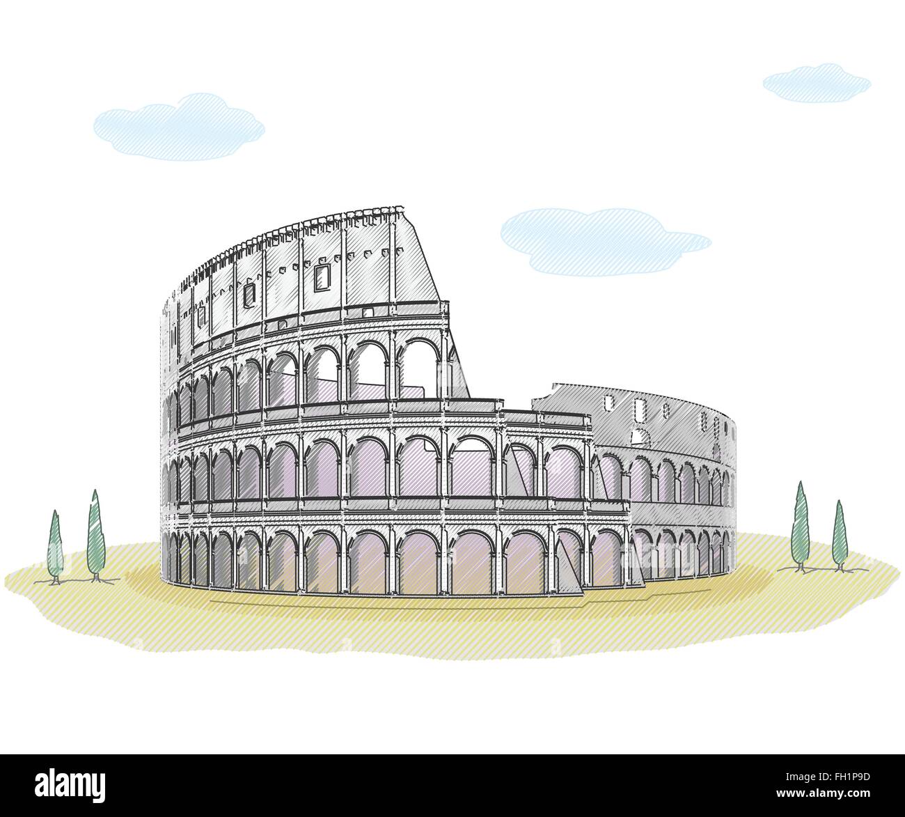 Rome Colosseum Cut Out Stock Images & Pictures - Alamy
