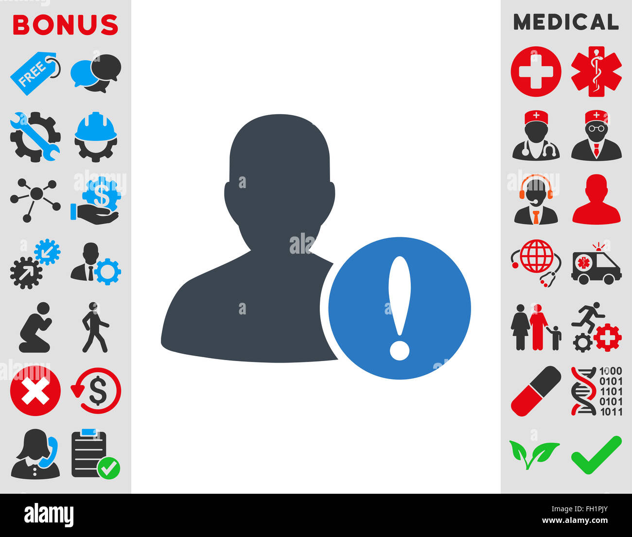 Patient Problem Icon Stock Photo - Alamy
