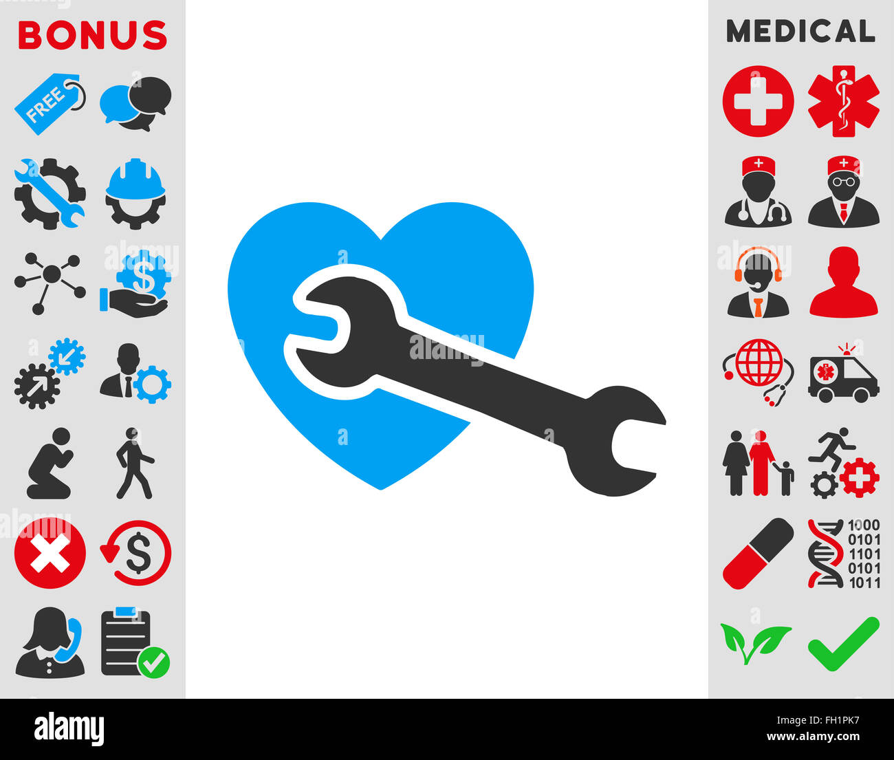 Heart Surgery Icon Stock Photo - Alamy
