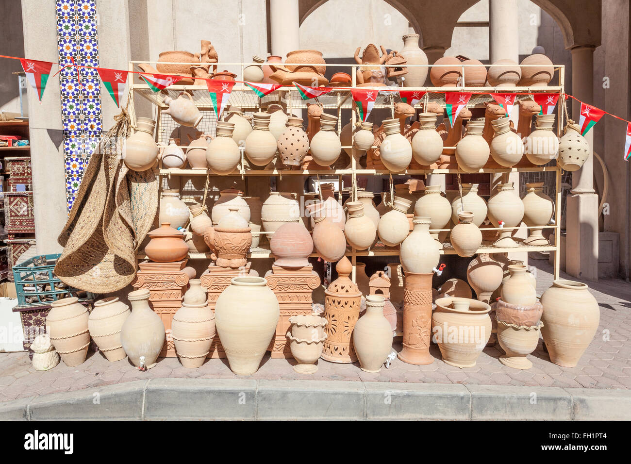 Oman souk pottery hi-res stock photography and images - Alamy
