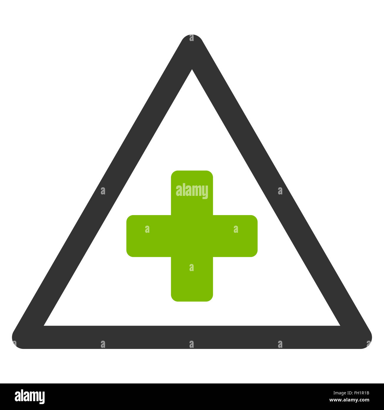 Health Warning Icon Stock Photo - Alamy