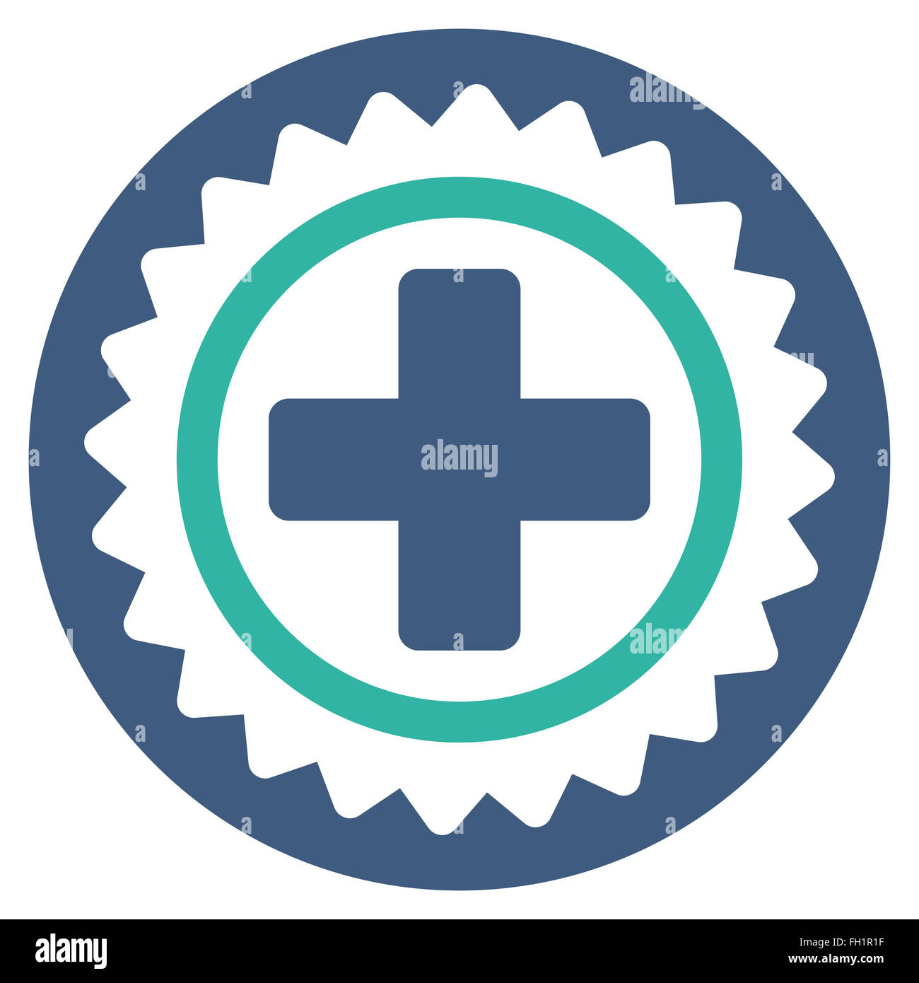 Medical Stamp Icon Stock Photo - Alamy