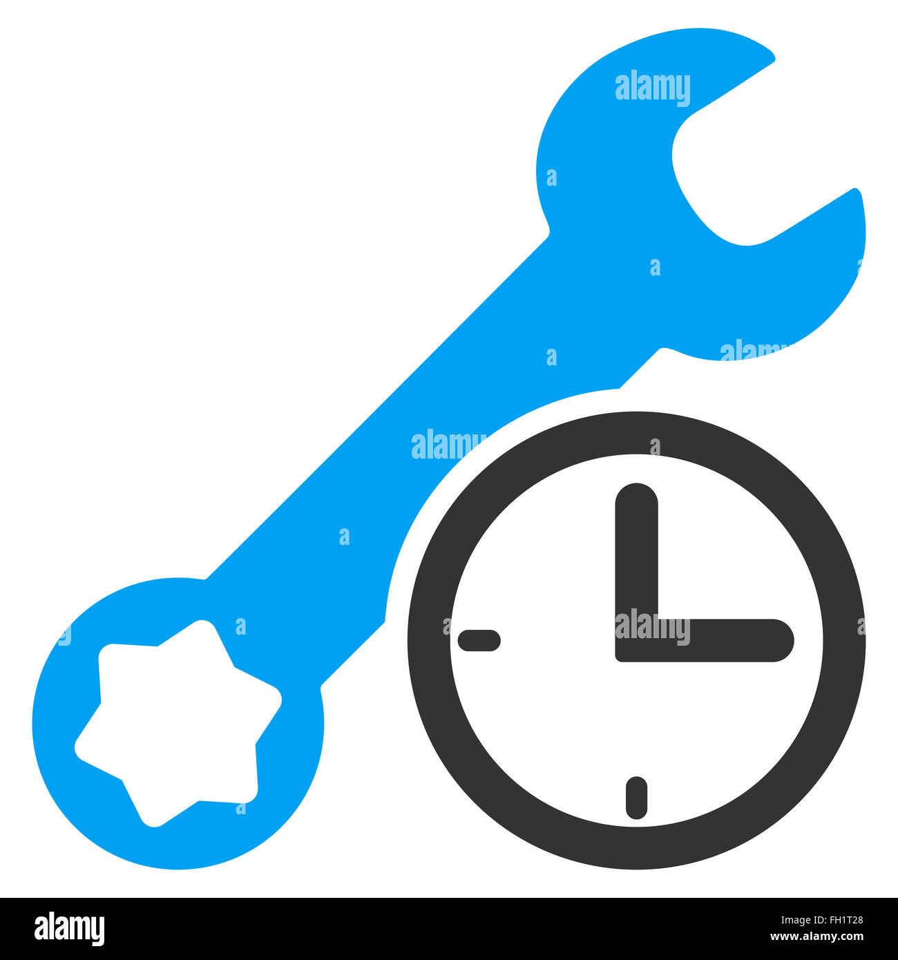 Service Time Icon Stock Photo - Alamy
