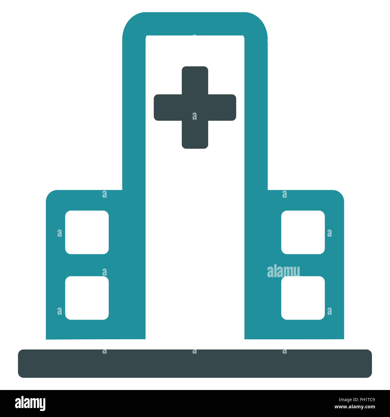 Hospital Building Icon Stock Photo - Alamy