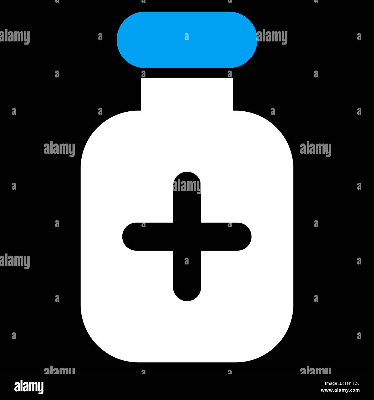 Medication Vial Icon Stock Photo - Alamy