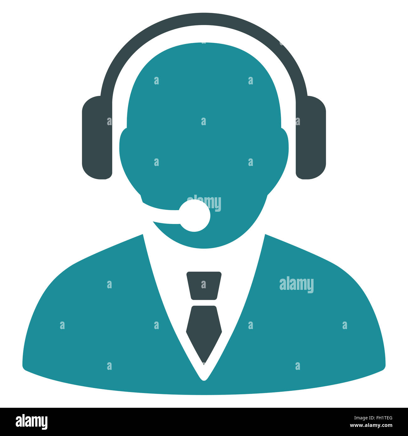 Support Manager Icon Stock Photo - Alamy