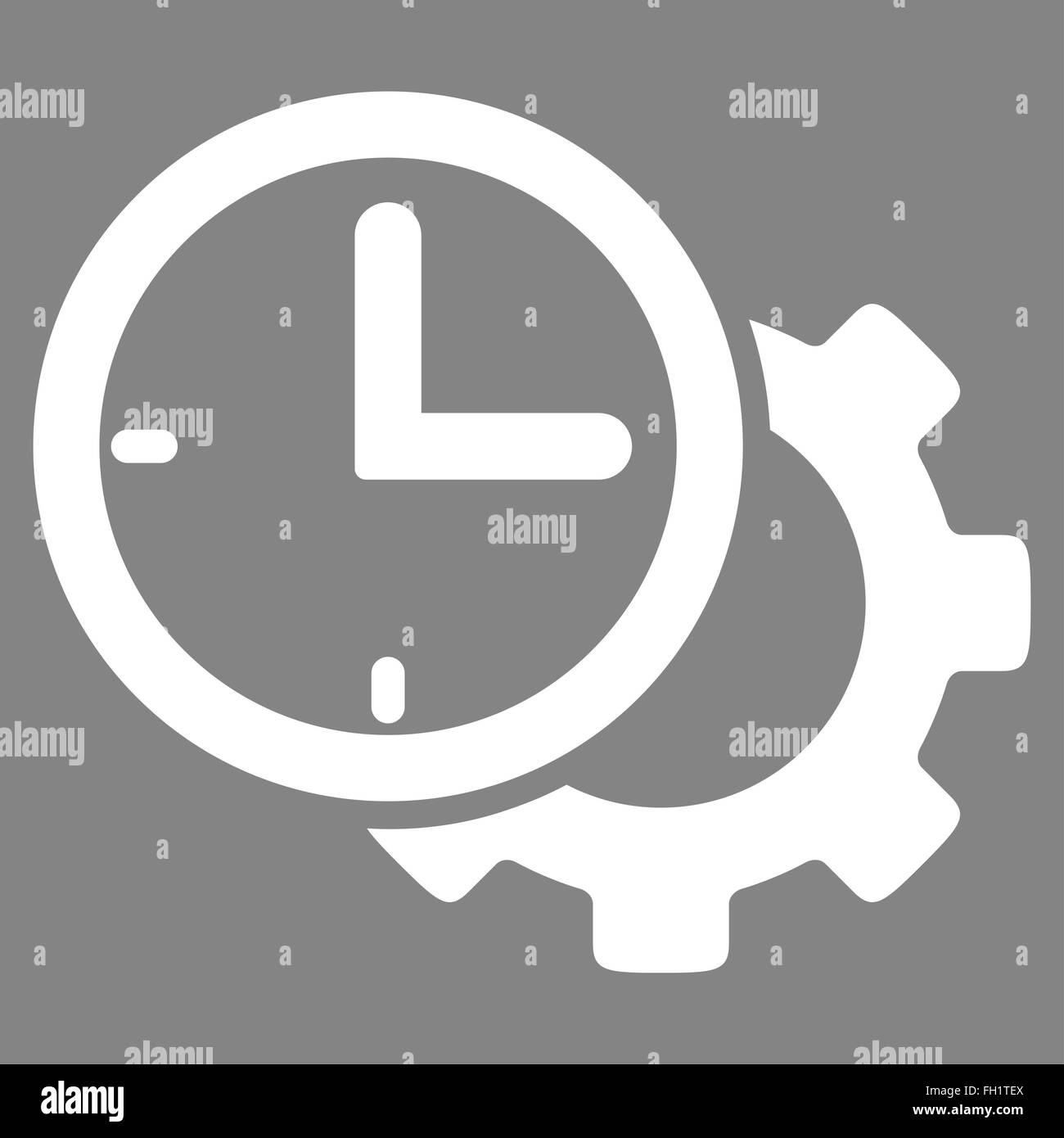 Time Setup Icon Stock Photo - Alamy