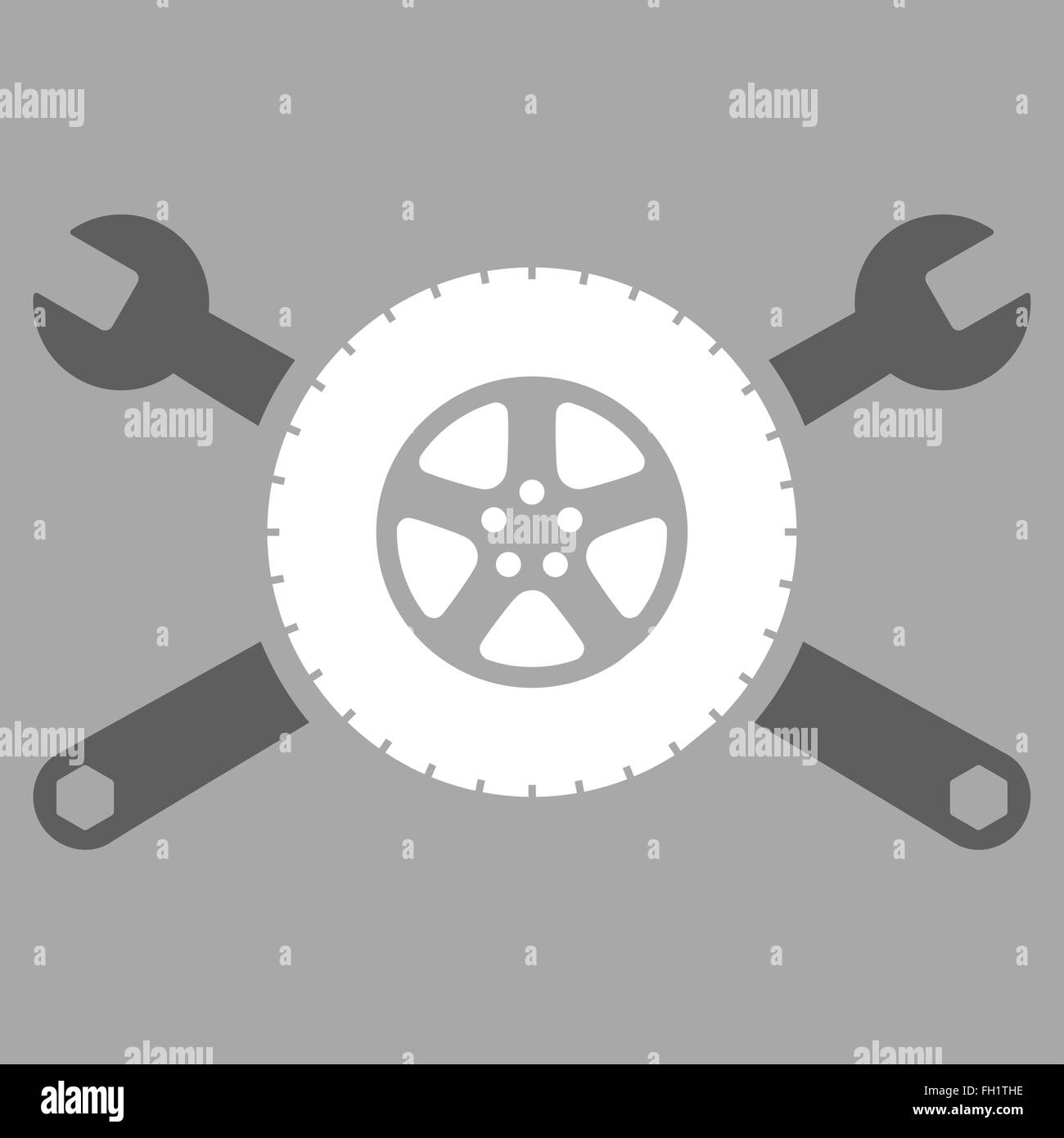 Tire Service Icon Stock Photo - Alamy