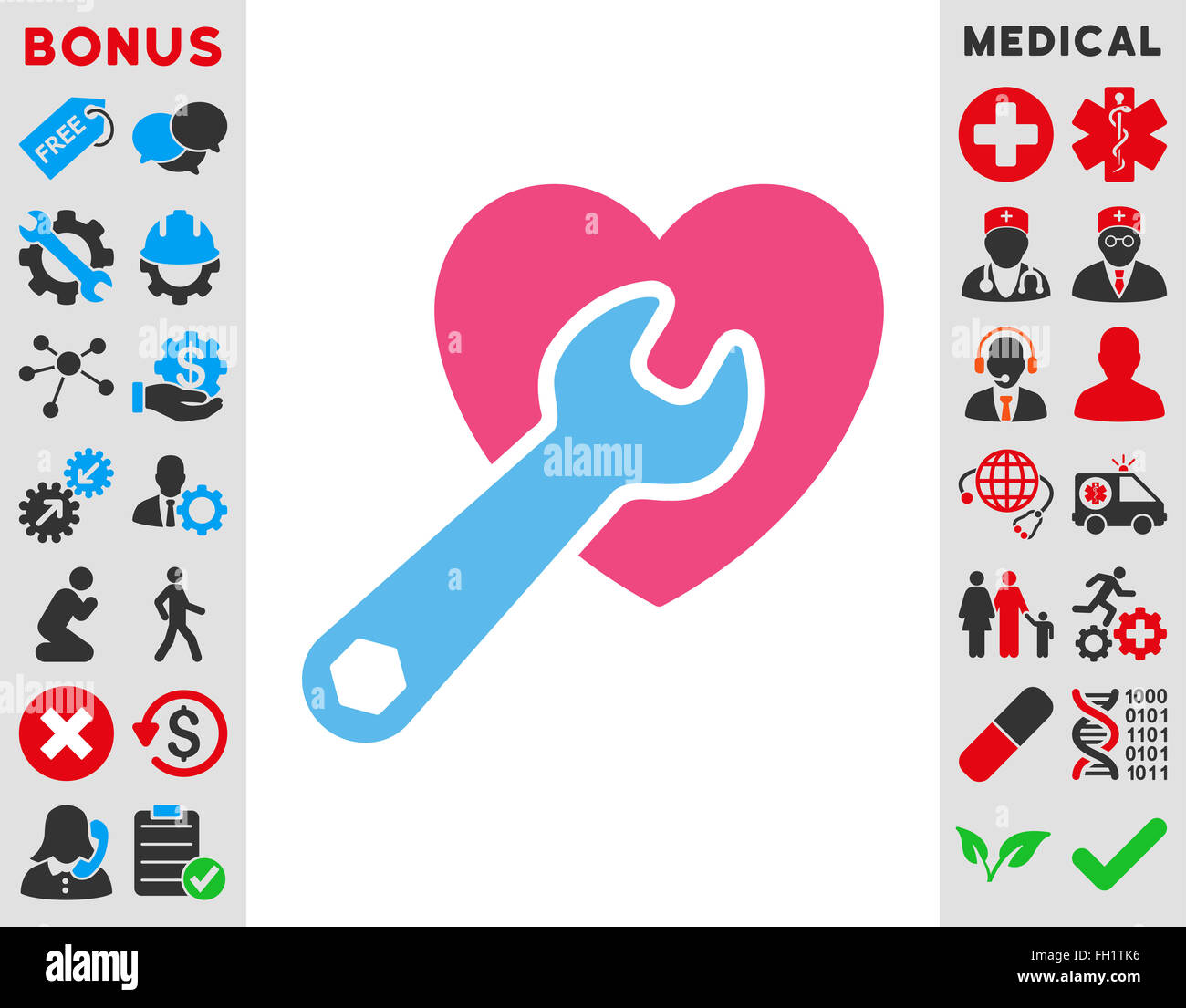 Heart Surgery Icon Stock Photo - Alamy