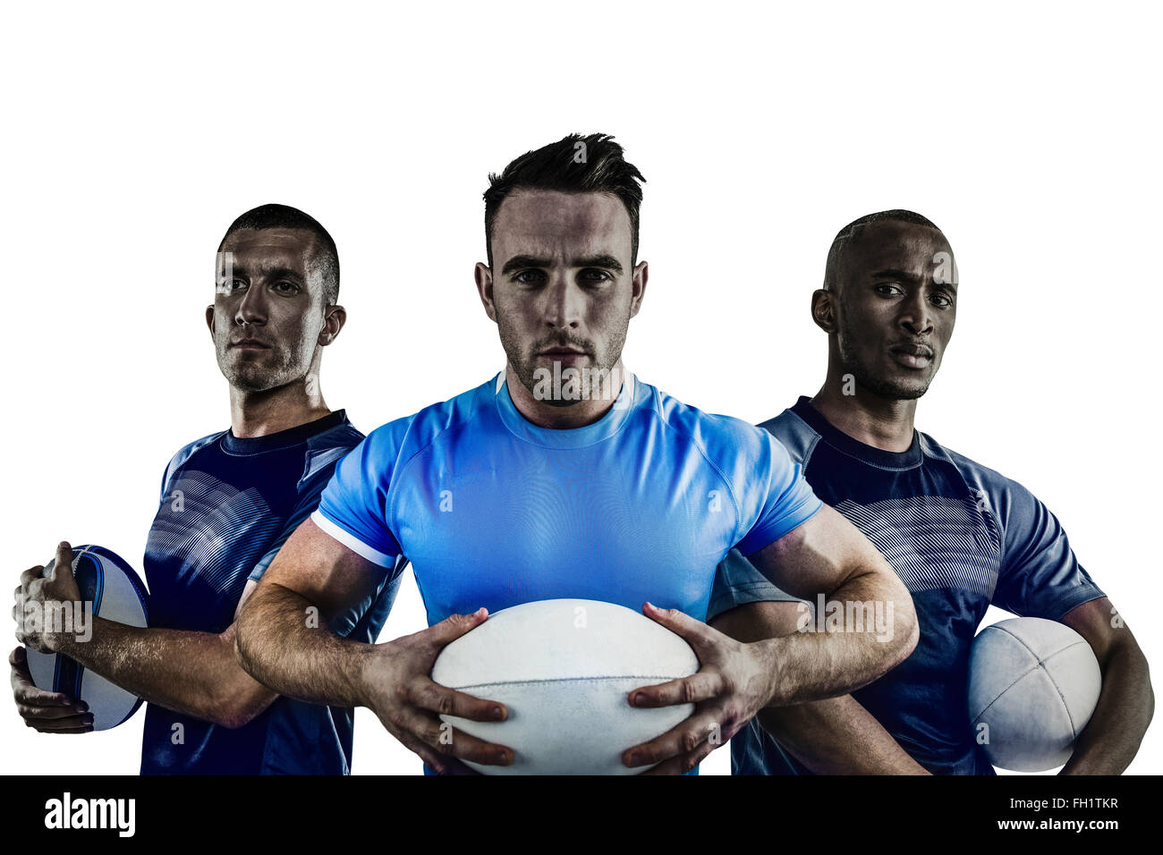 Group of Tough rugby players Stock Photo - Alamy