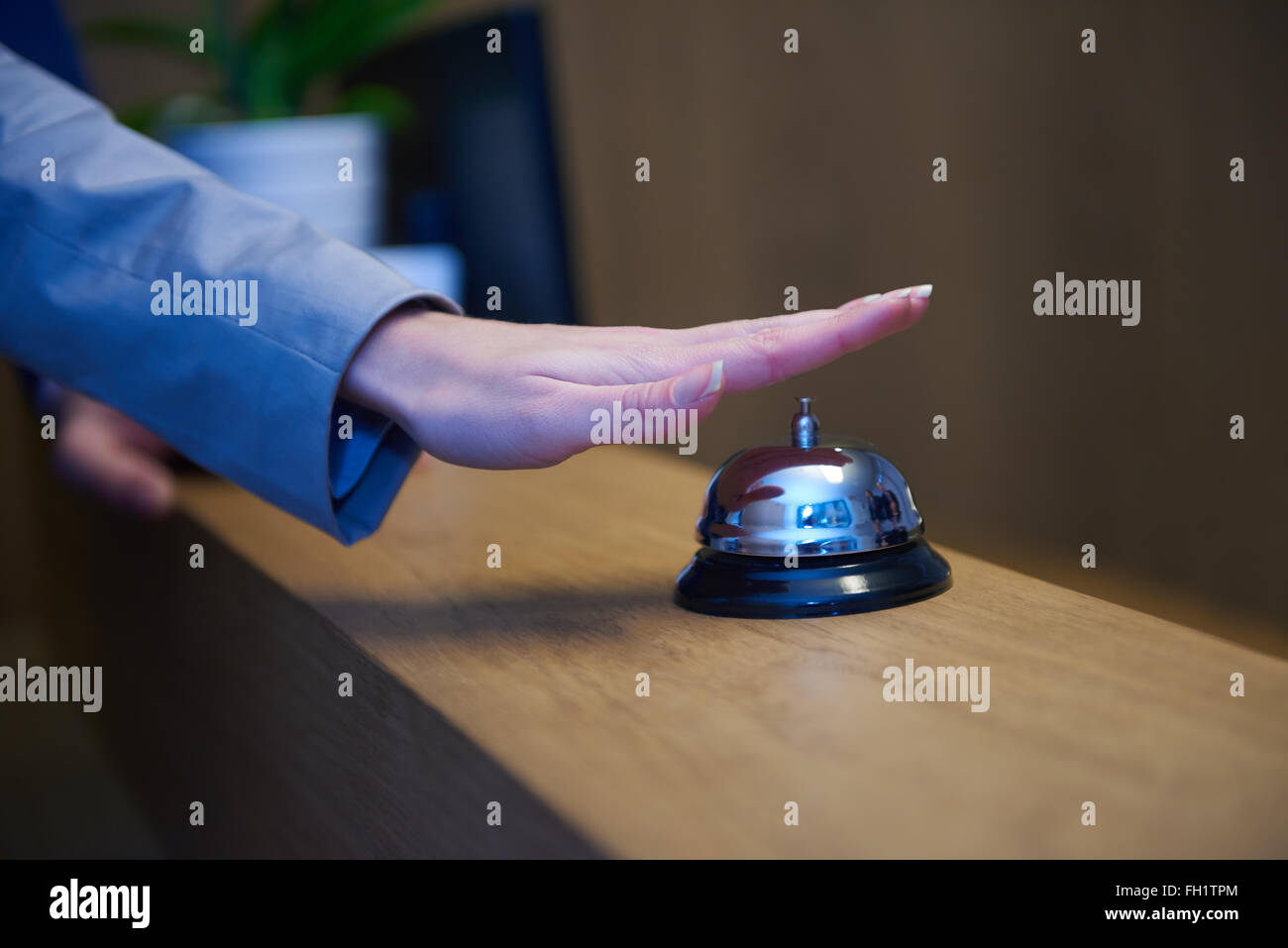 hotel reception bell Stock Photo - Alamy