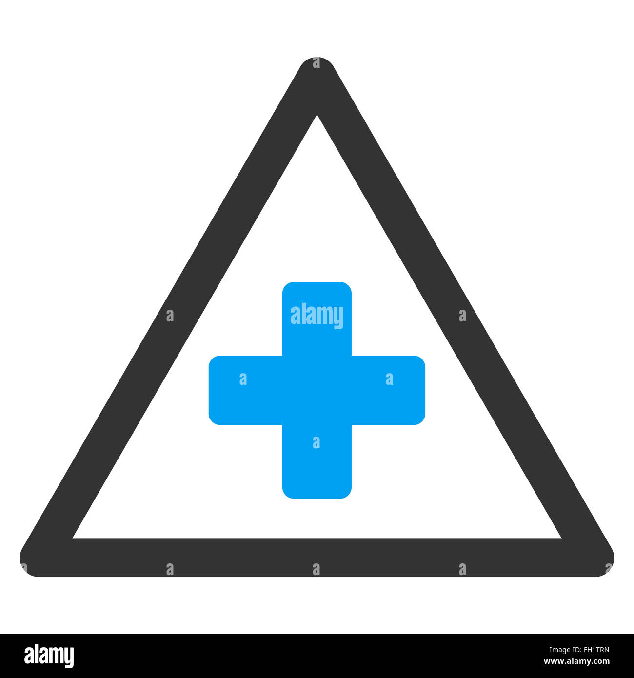 Health Warning Icon Stock Photo - Alamy
