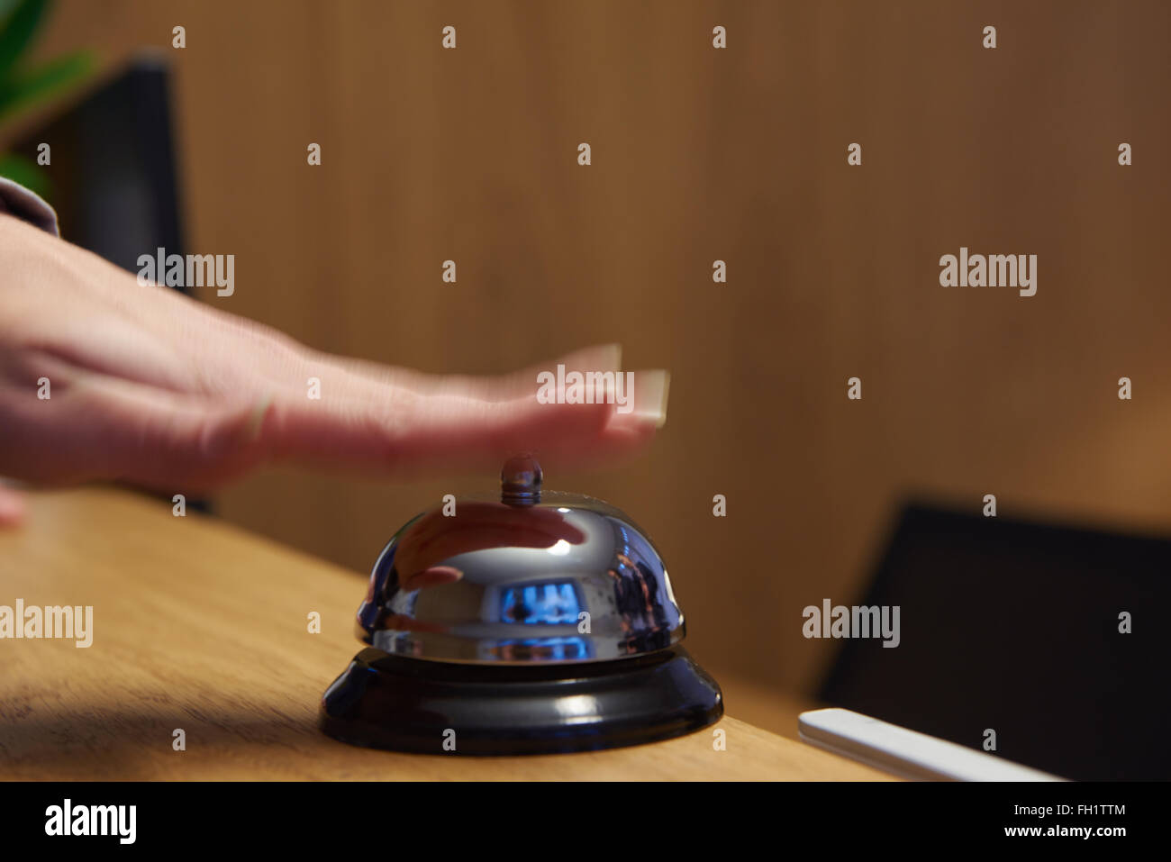 hotel reception bell Stock Photo - Alamy