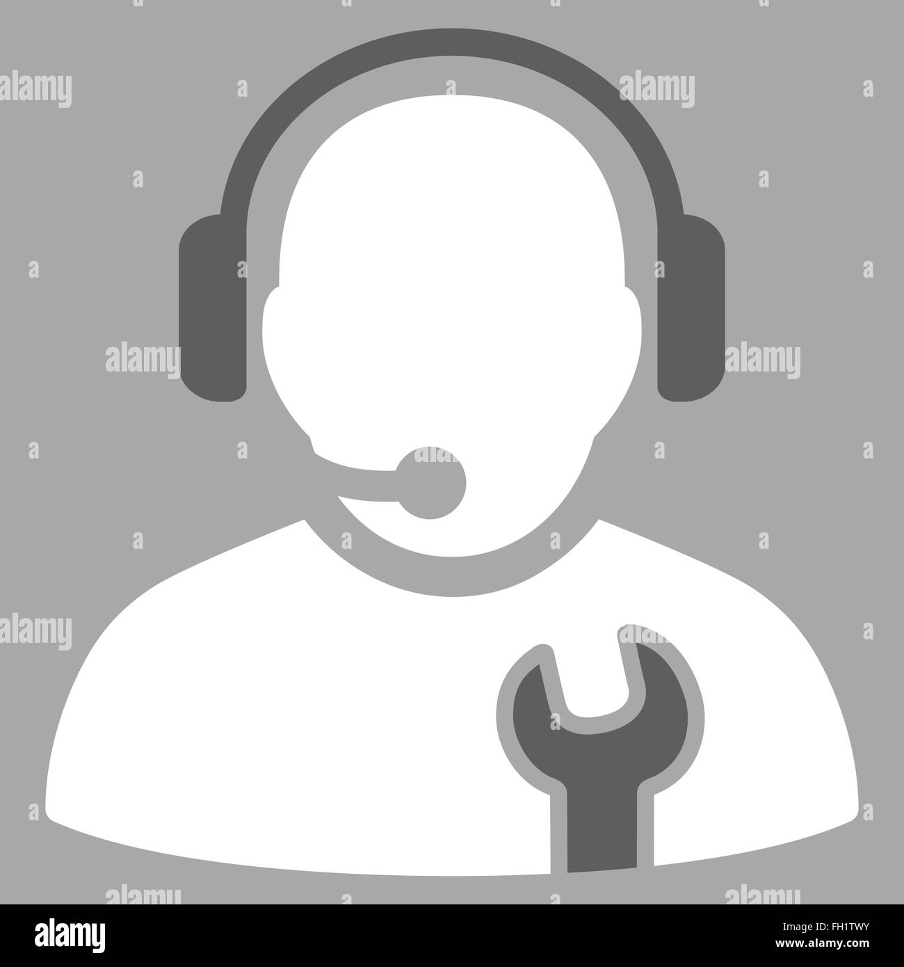 Service Operator Icon Stock Photo - Alamy