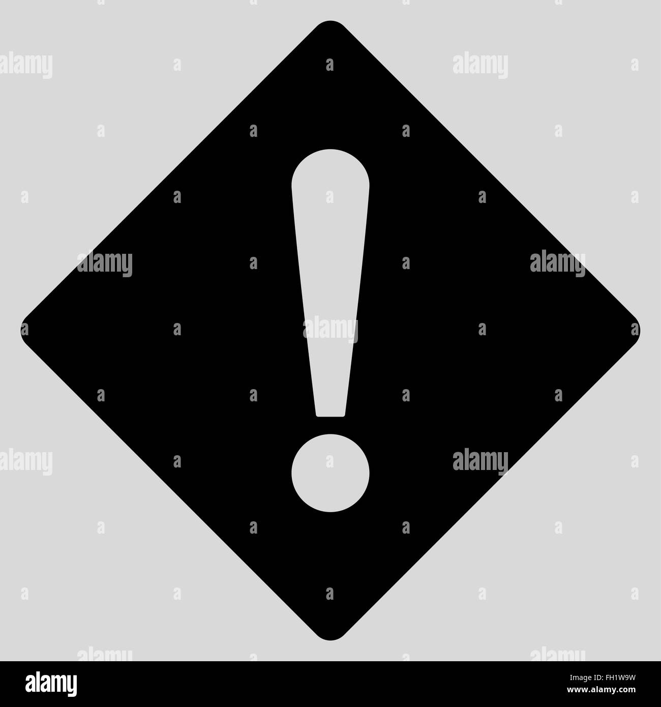 Error flat black color icon Stock Photo - Alamy
