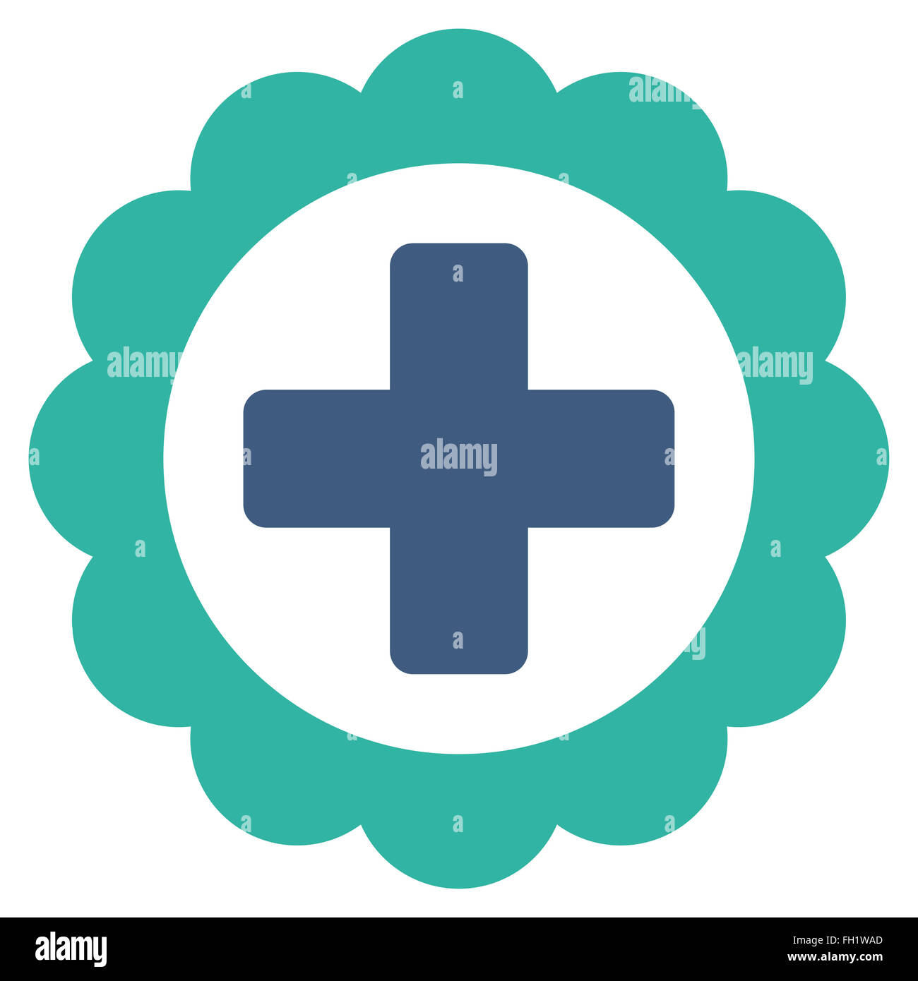 Medical Sticker Icon Stock Photo - Alamy
