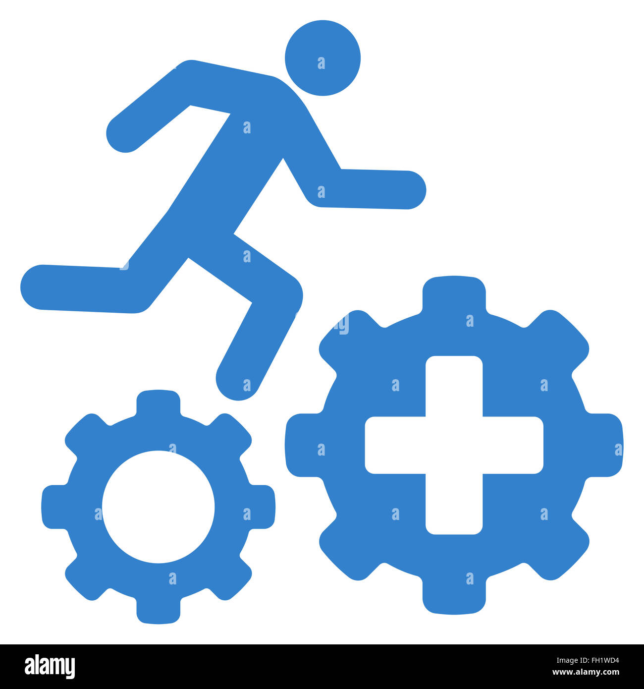Treatment Process Icon Stock Photo - Alamy