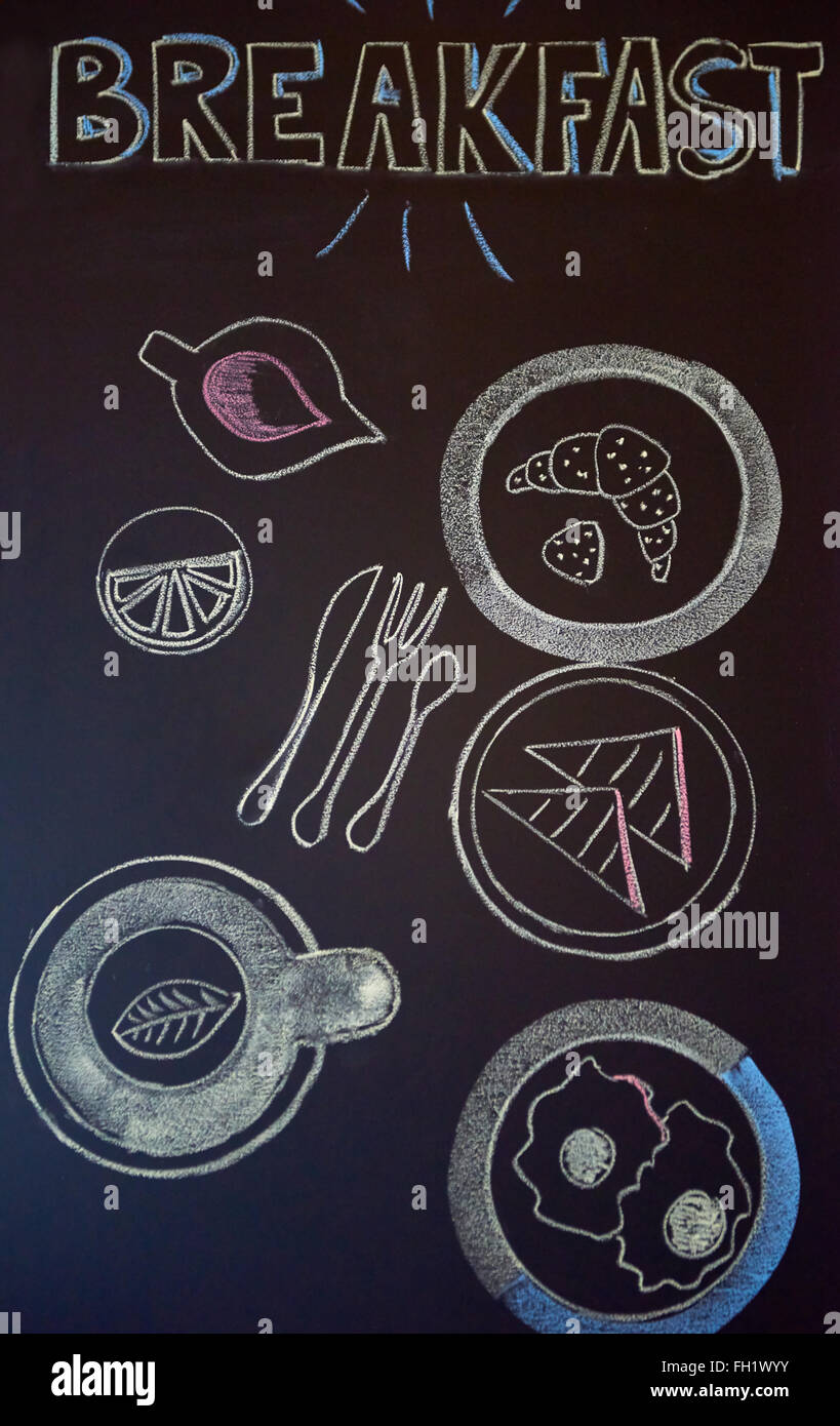 Chalkboard drawings hi-res stock photography and images - Alamy