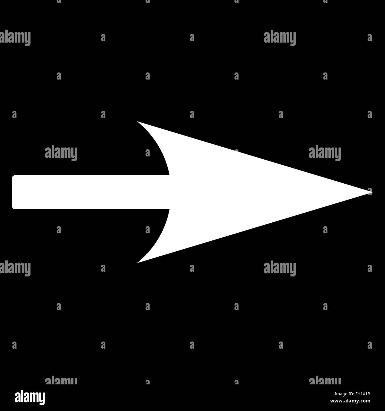 Arrow Axis X flat white color icon Stock Photo - Alamy Arrow Axis X flat white color icon Stock Photo - Alamy