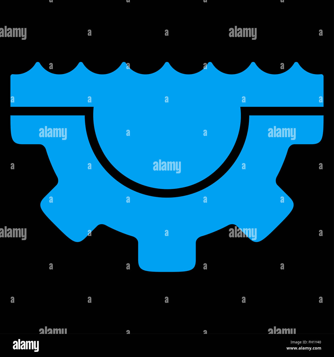 Water Service Icon Stock Photo - Alamy