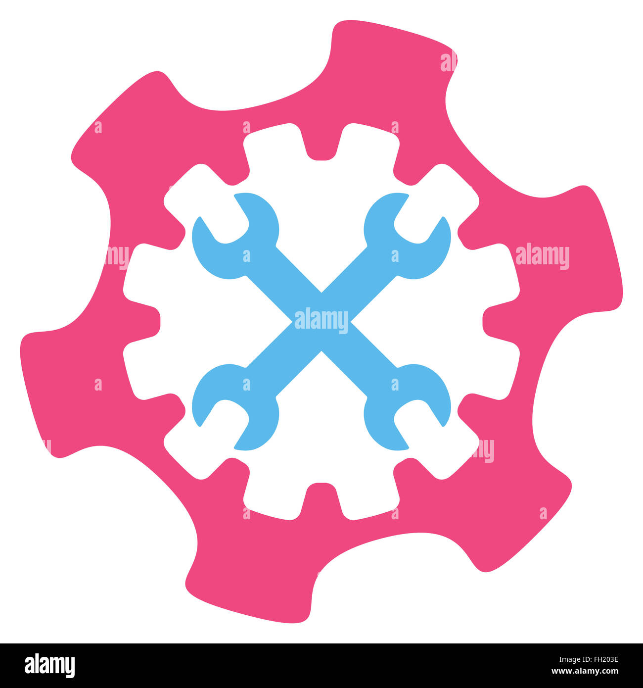 Service Tools Icon Stock Photo - Alamy