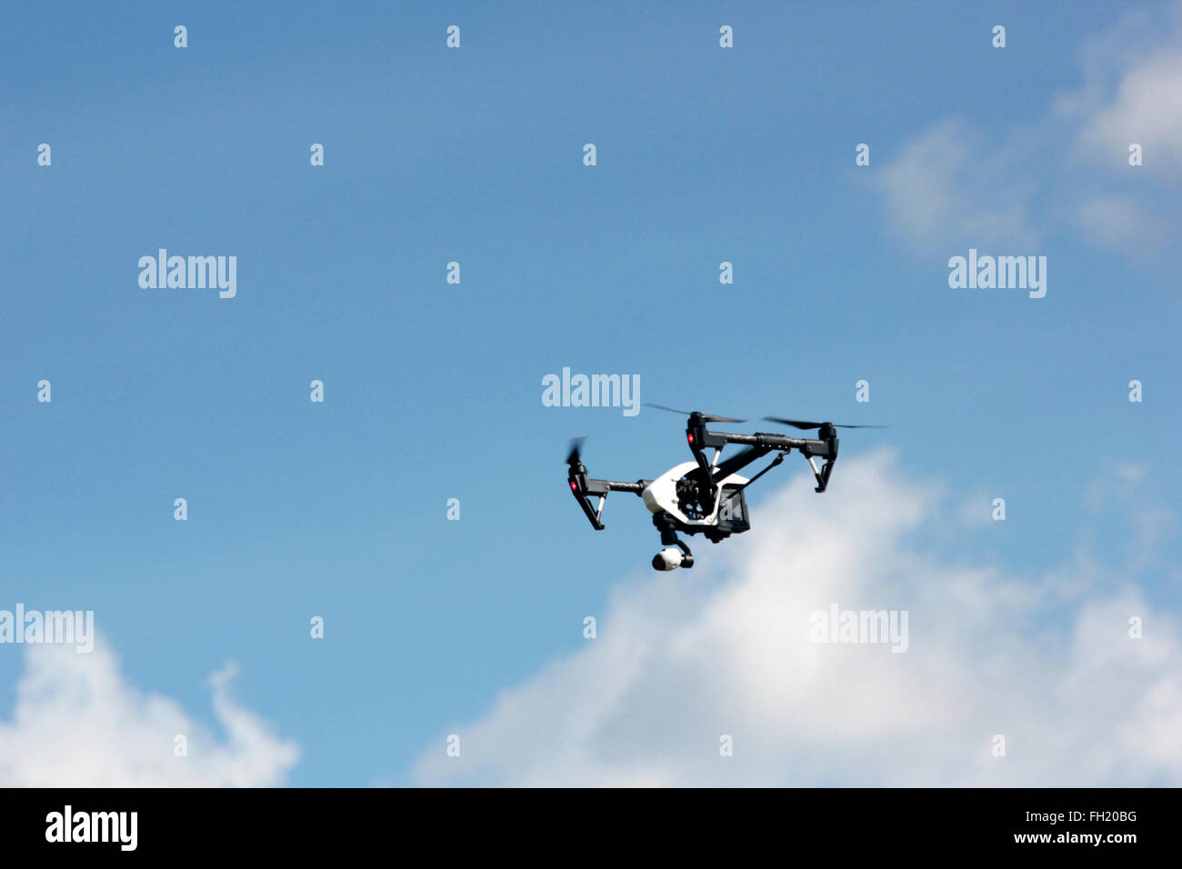 A drone at work in Uganda Stock Photo - Alamy