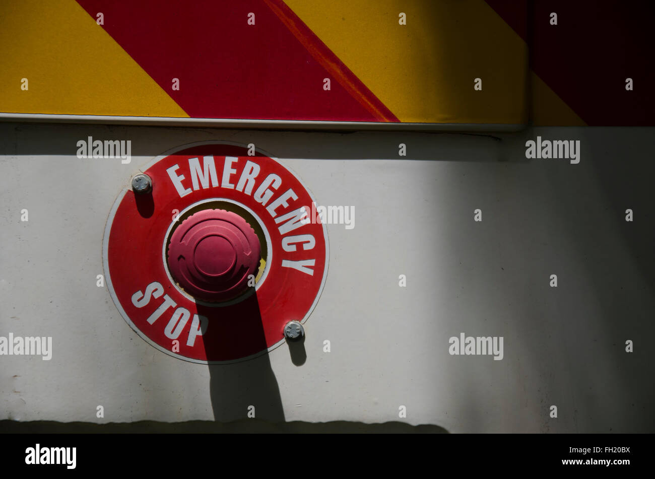 Big red emergency stop button hi-res stock photography and images - Alamy
