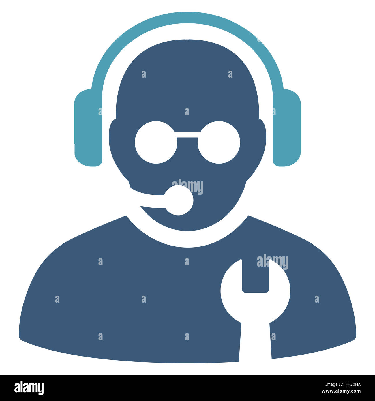 Service Operator Icon Stock Photo - Alamy