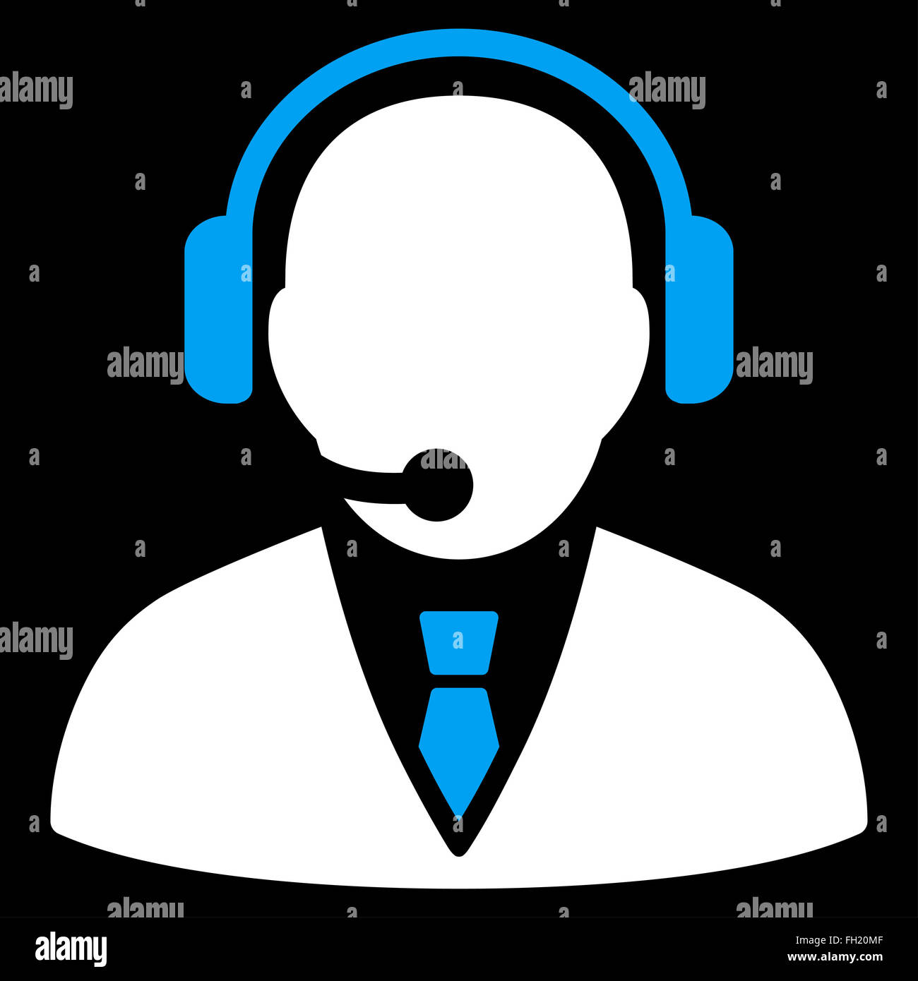 Support Manager Icon Stock Photo - Alamy