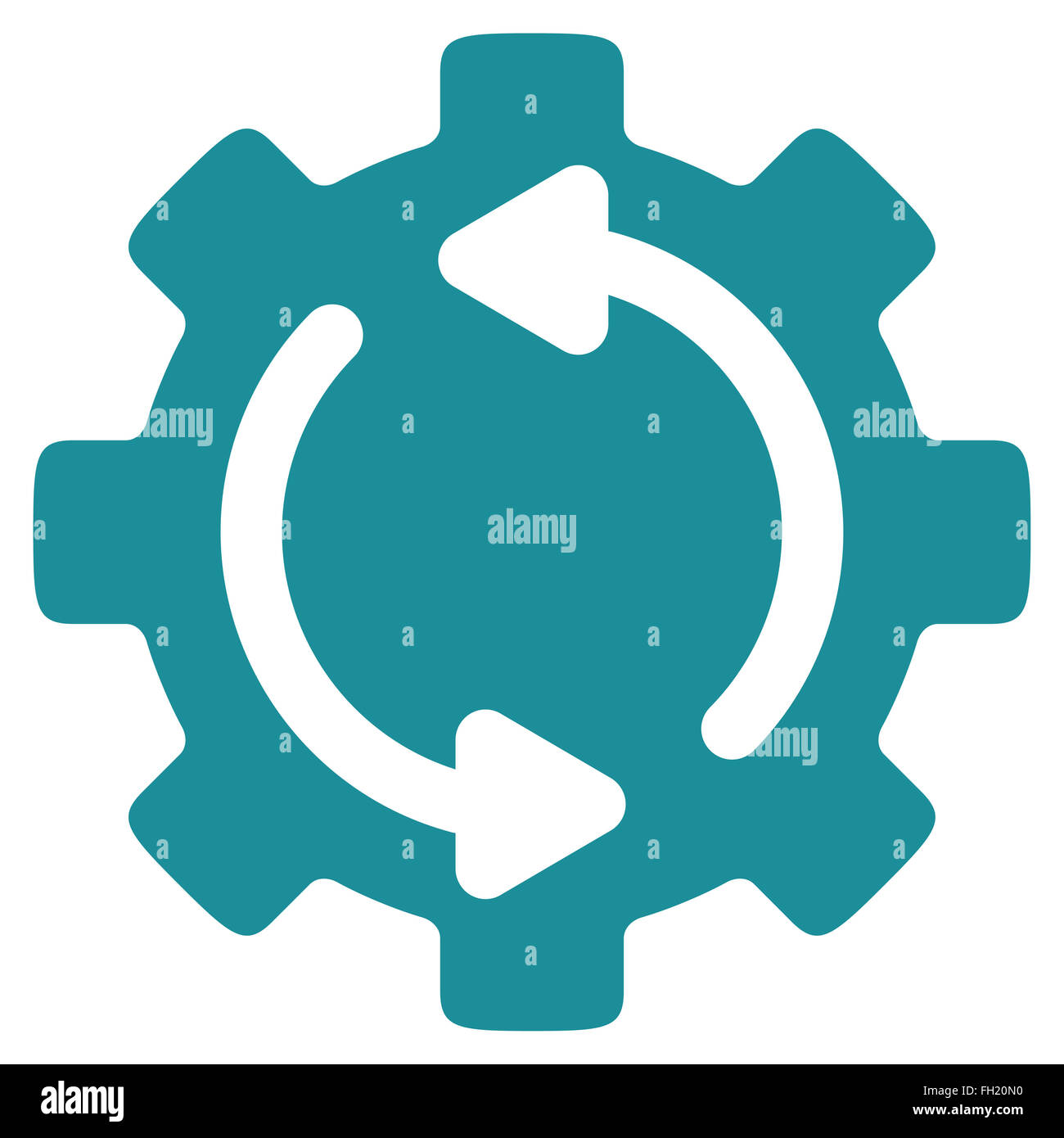 Refresh Engine Icon Stock Photo - Alamy