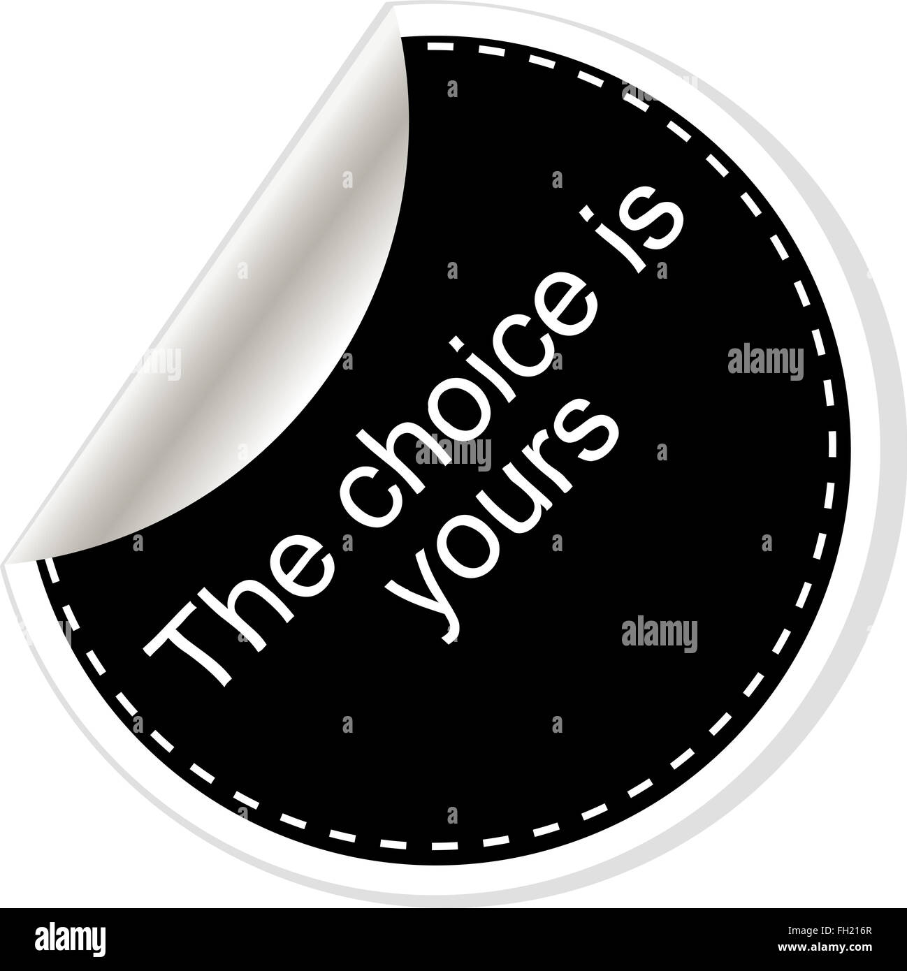 The choice is yours. Inspirational motivational quote. Simple trendy ...