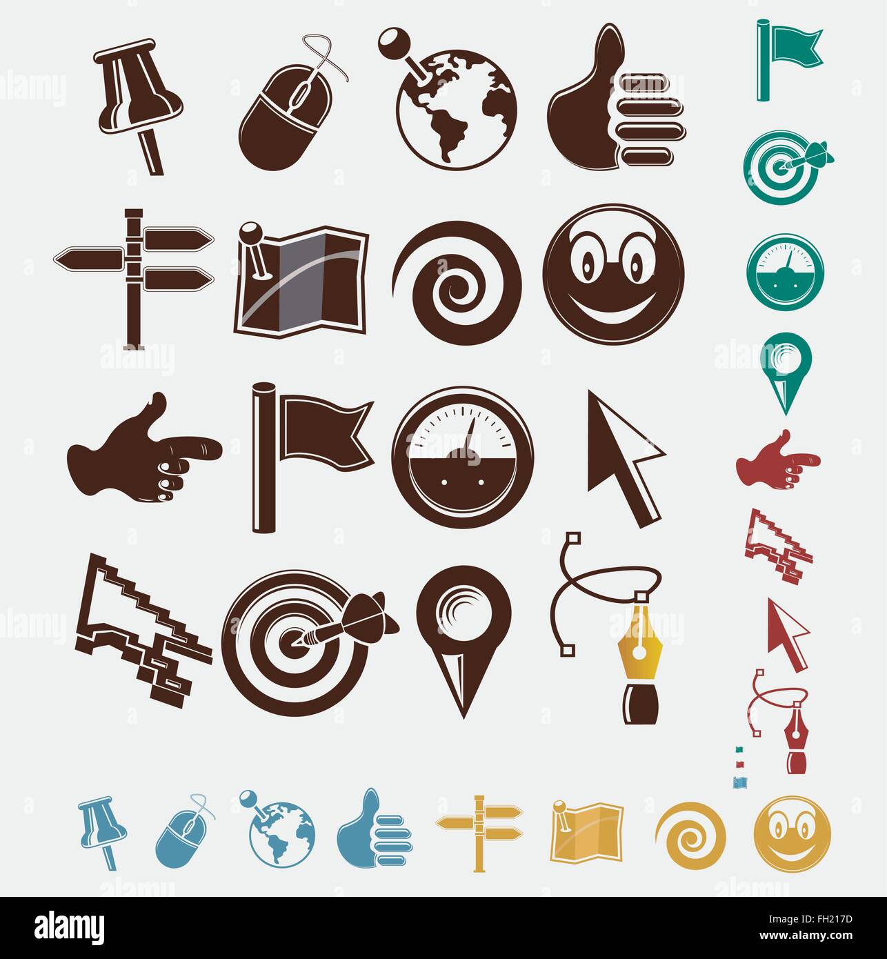 Map pin pointer file Stock Vector Images - Alamy