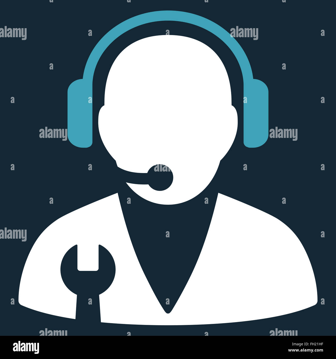 Support Manager Icon Stock Photo - Alamy