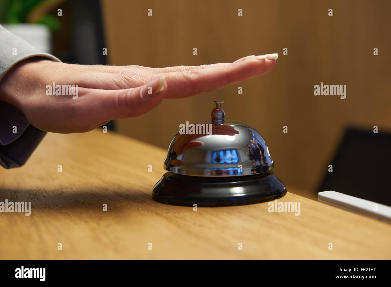 hotel reception bell Stock Photo - Alamy