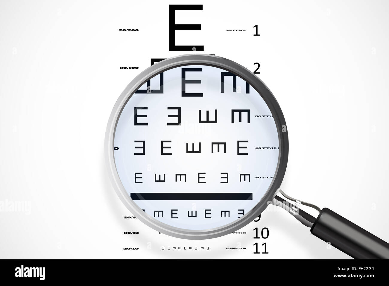 Digital magnifying glass eye digital hi-res stock photography and ...