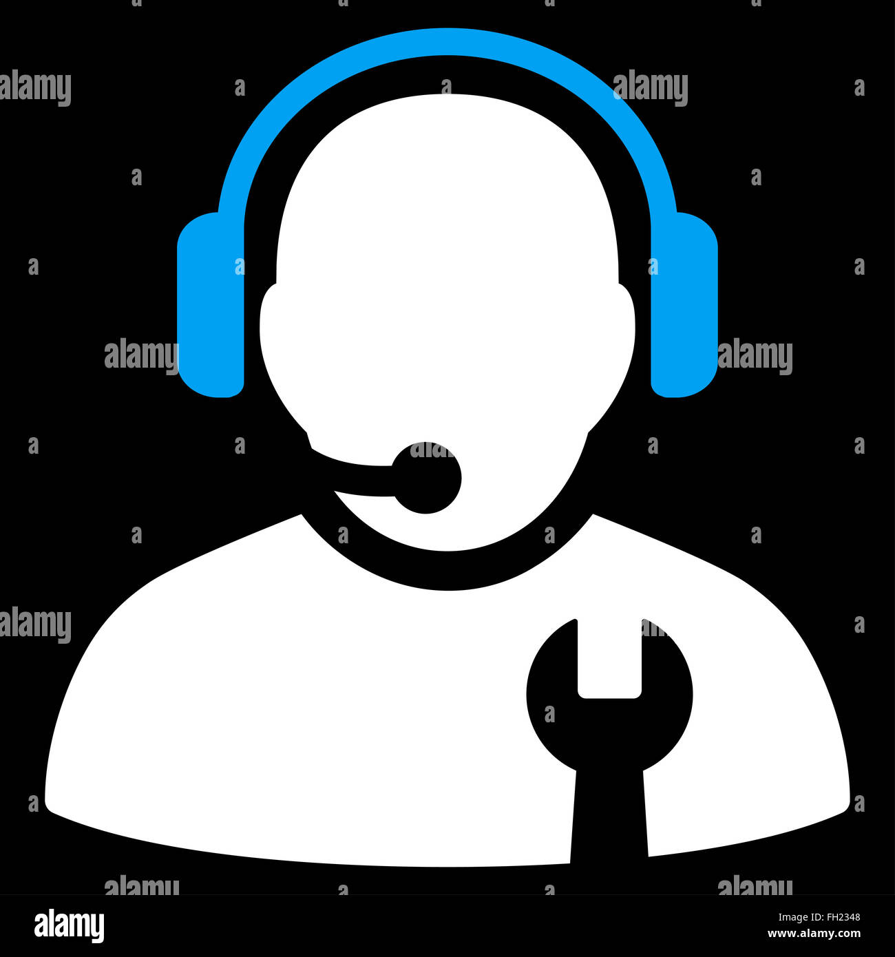 Service Operator Icon Stock Photo - Alamy