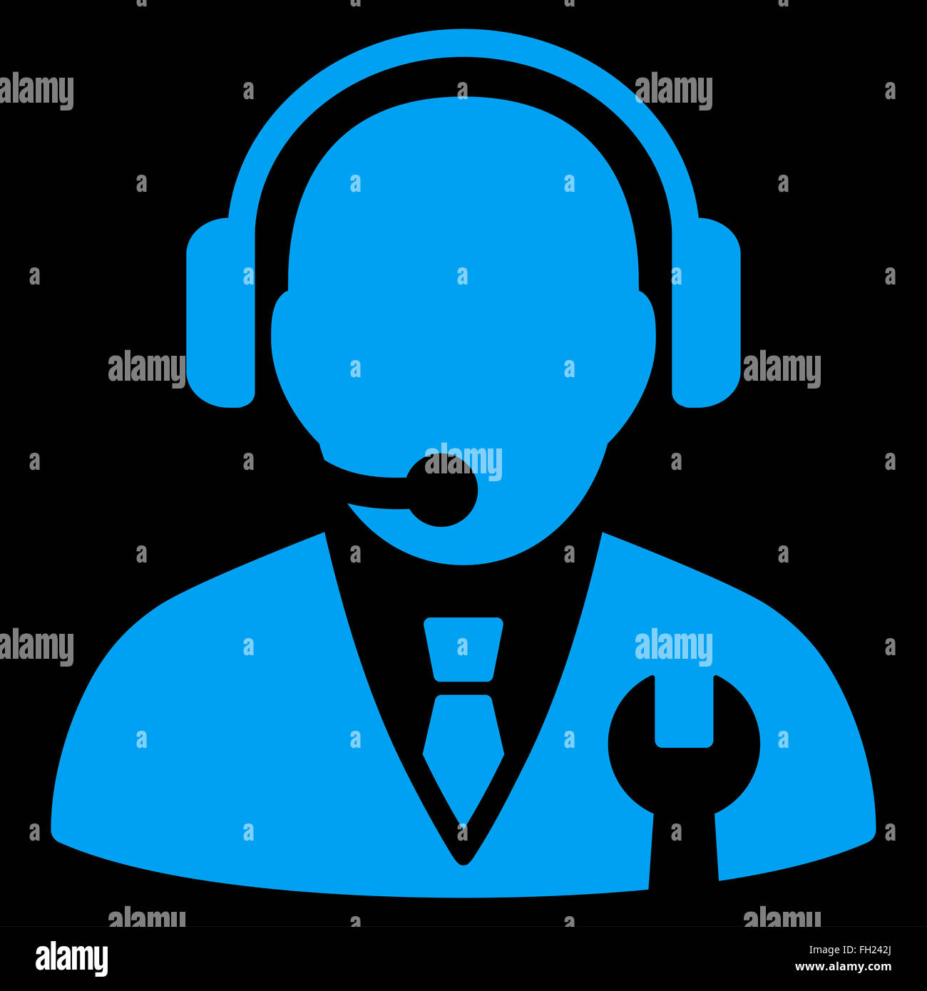 Service Manager Icon Stock Photo - Alamy