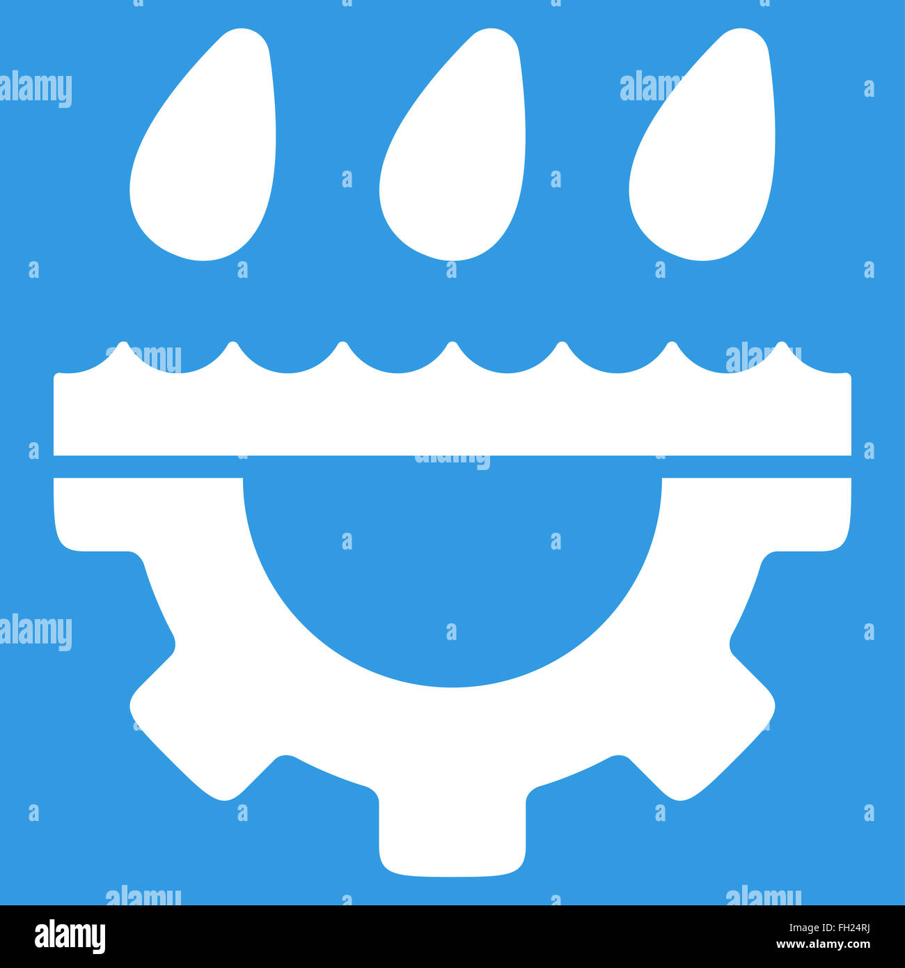 Water Service Icon Stock Photo - Alamy