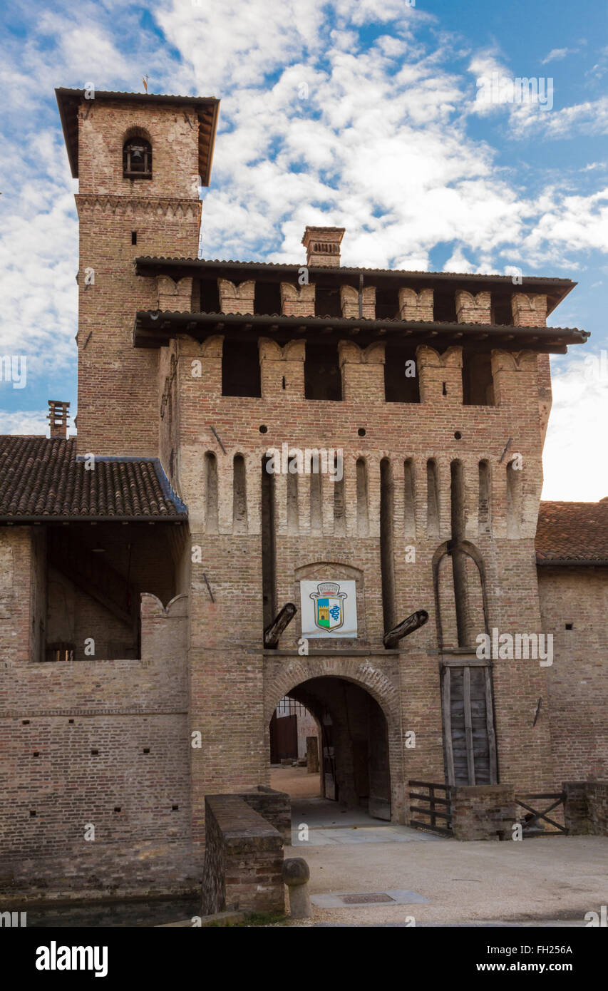 Pagazzano (Bergamo, Lombardy, Italy). medieval castle Stock Photo - Alamy