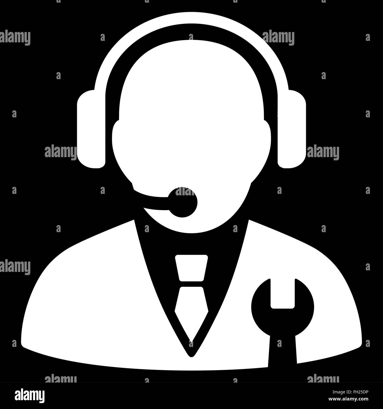 Service Manager Icon Stock Photo - Alamy